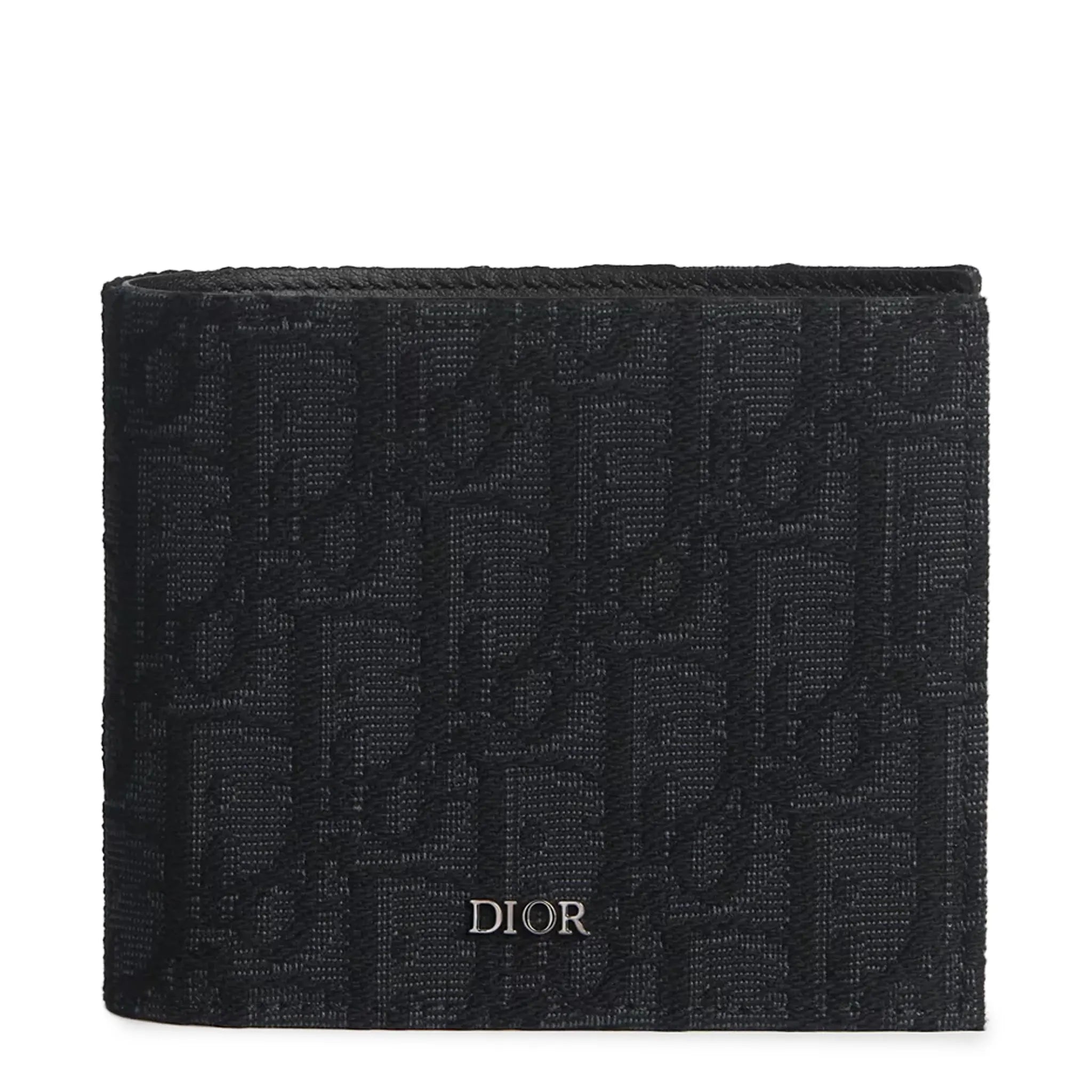 Dior Oblique Jacquard Black Bifold Wallet